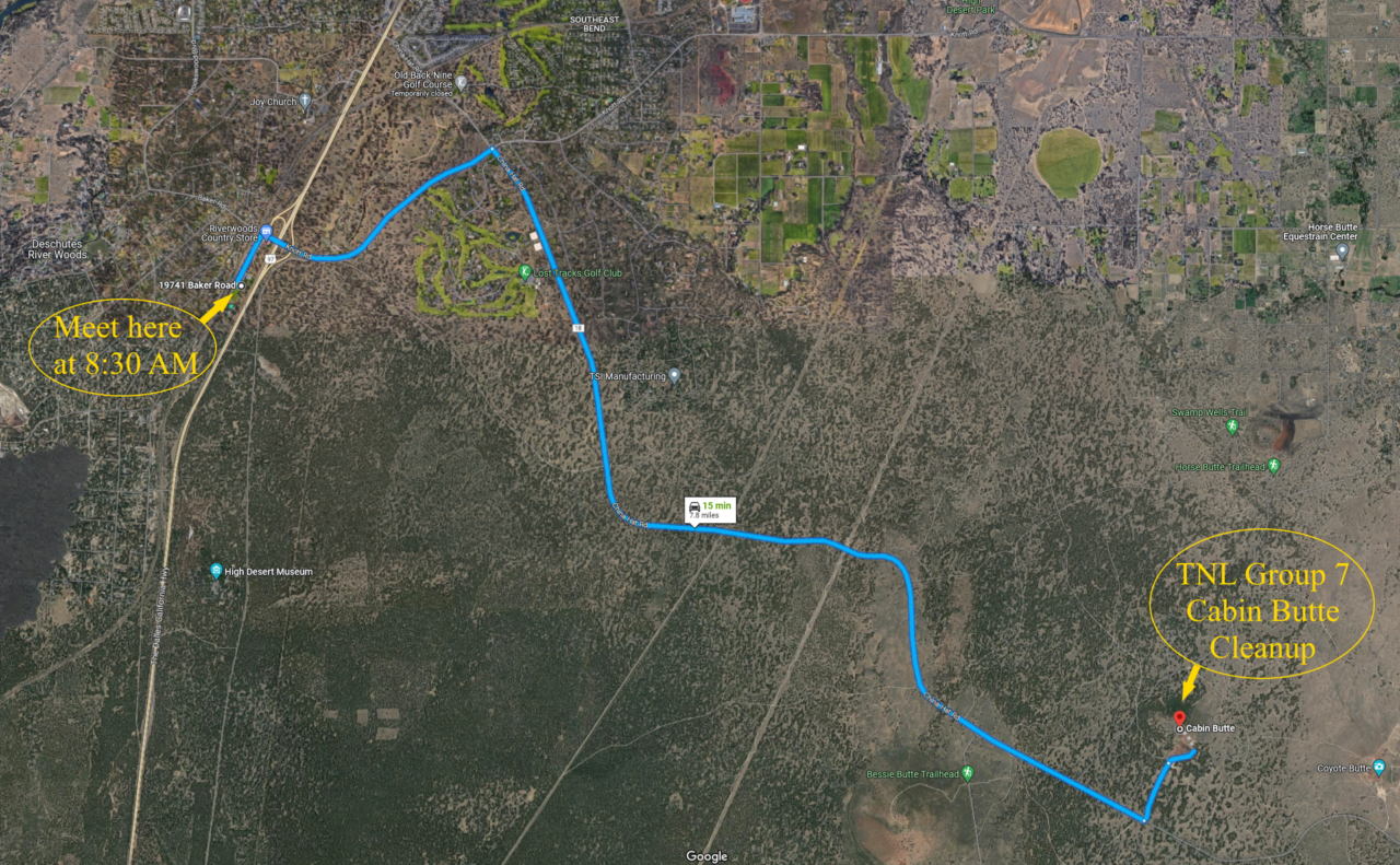 China Hat Rd, Bend OR Cleanup April 8, '23 - Trash No Land